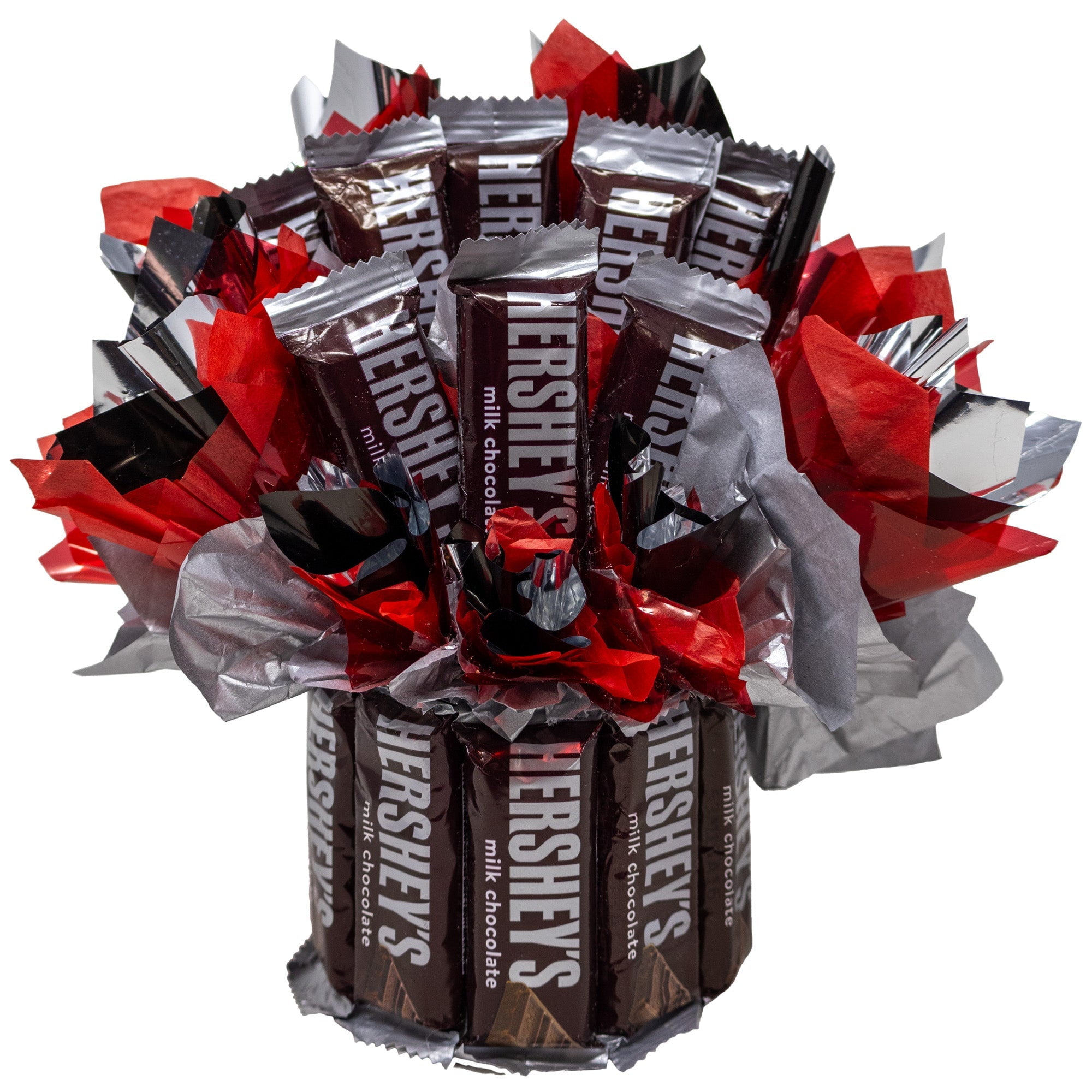Hershey's Fun Size Milk Chocolate Candy Bouquet, Birthday, Anniversary ...