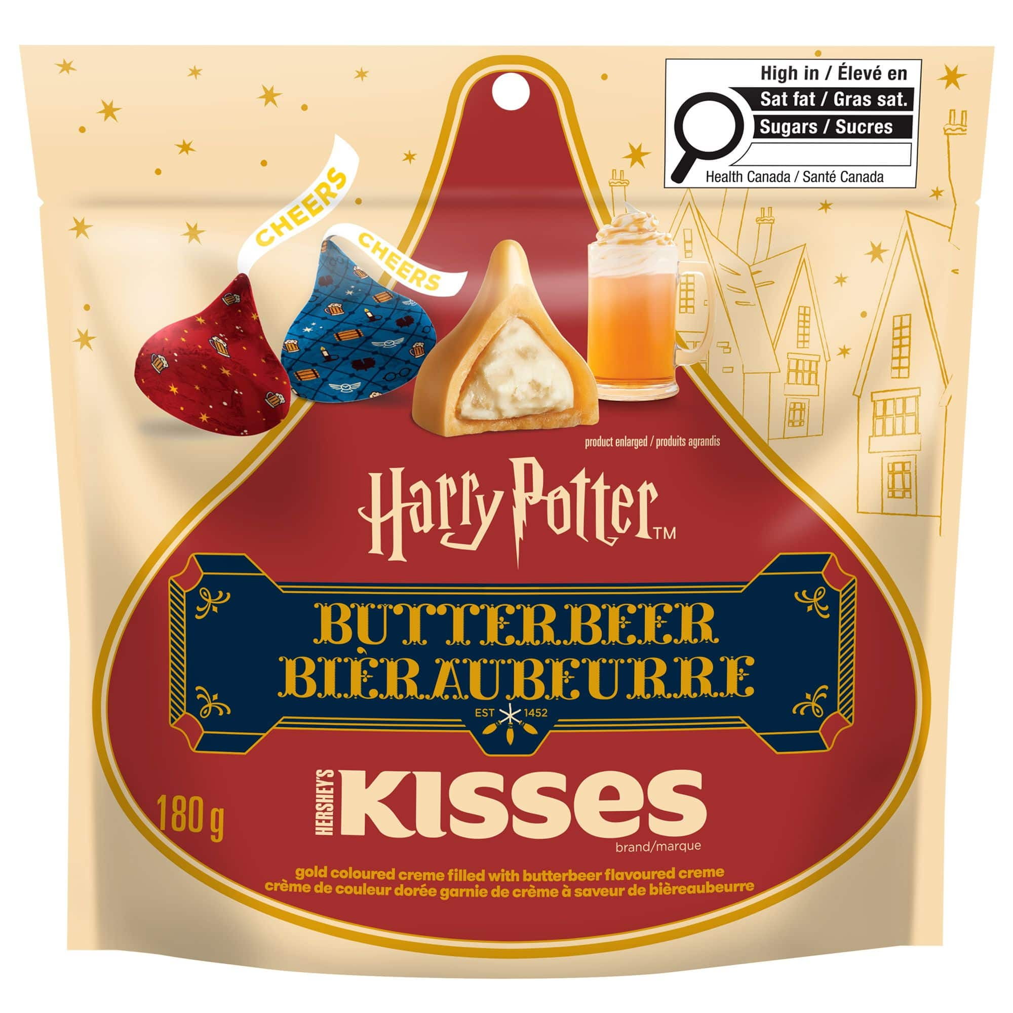 Hershey's Harry Potter Butterbeer KISSES 180g (6.3 oz) | Kosher, Gluten ...