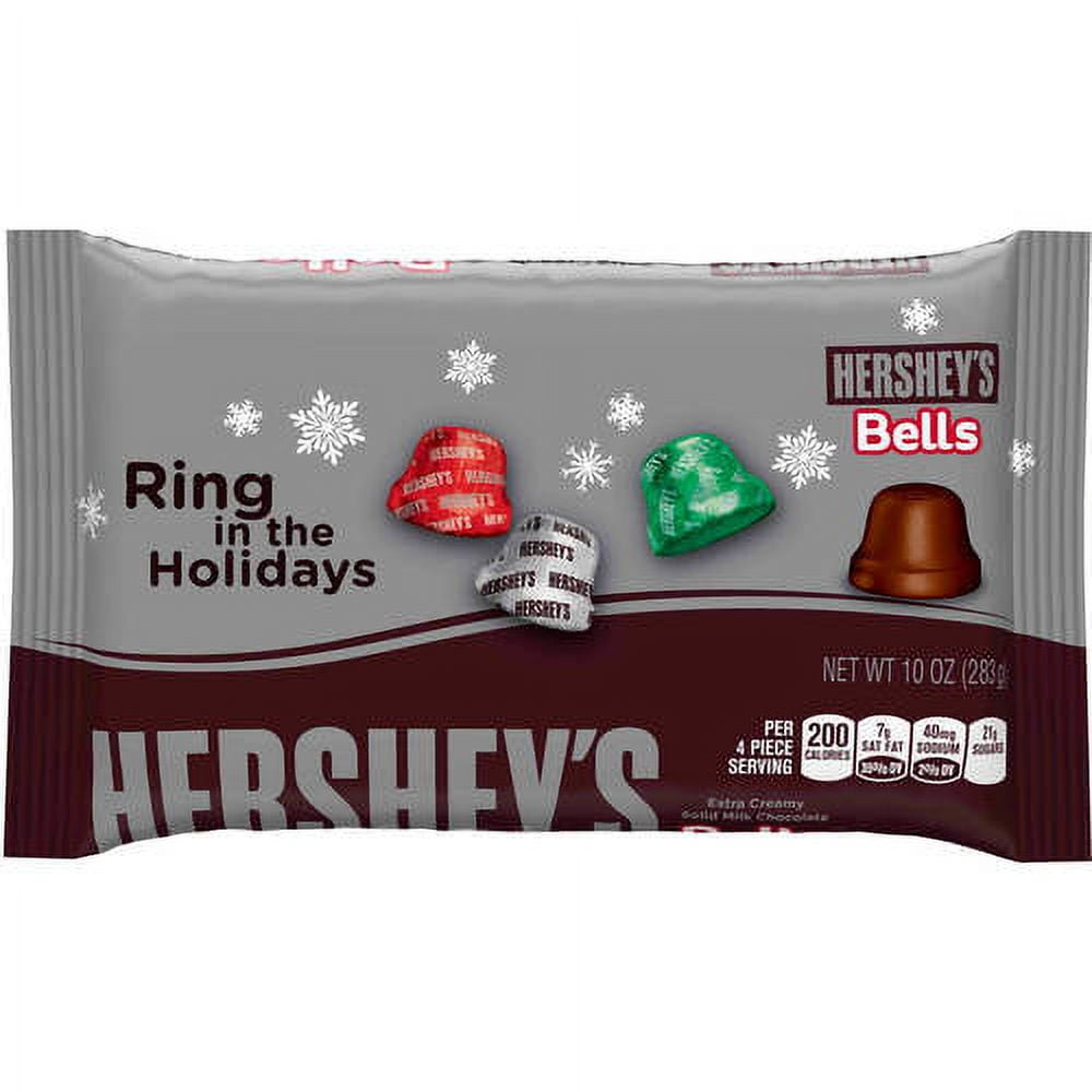 Hershey's, Holiday Solid Milk Chocolate Candy Bells, 10 Oz. - Walmart.com