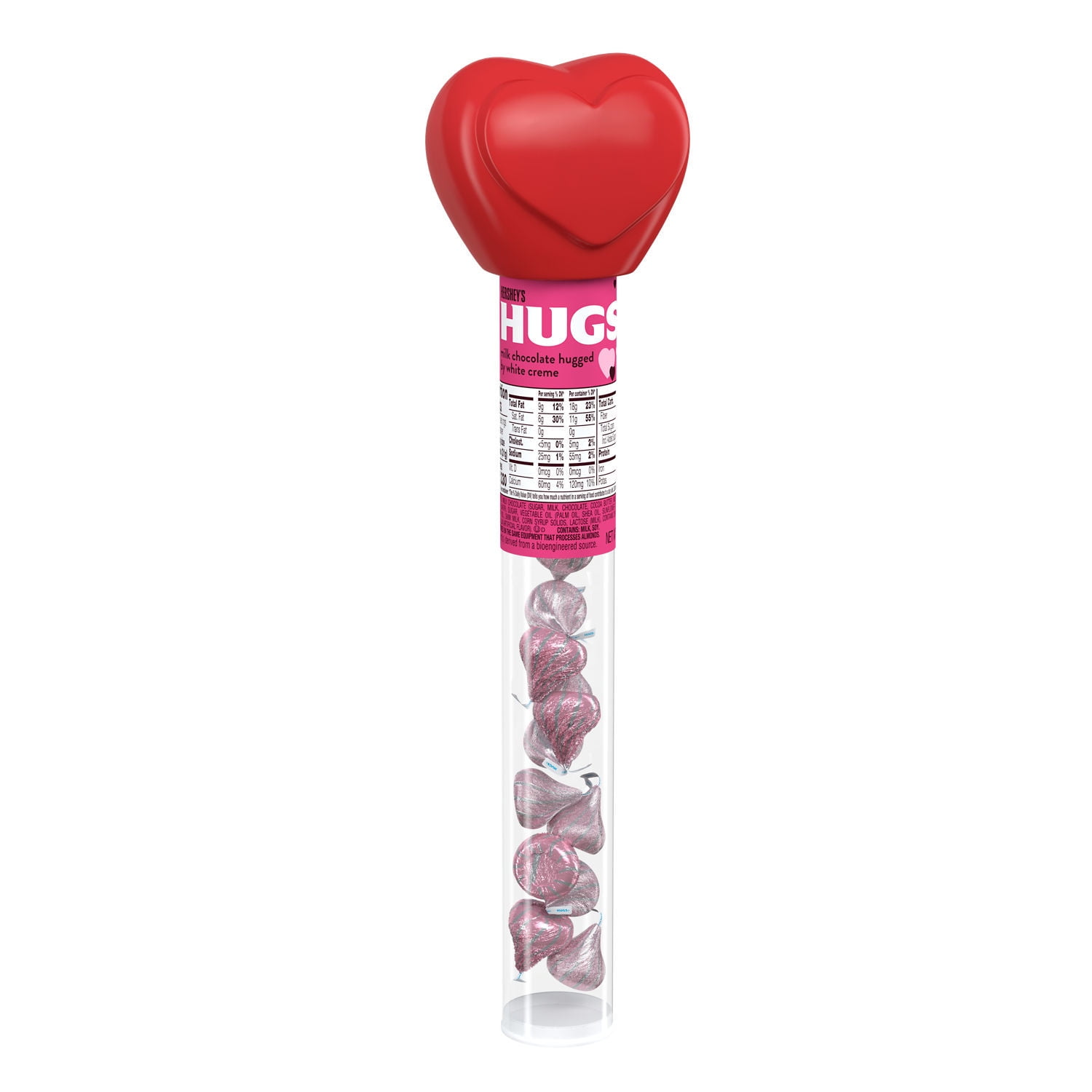 Hershey's Hugs Milk Chocolate White Creme Valentine's Day Candy ...
