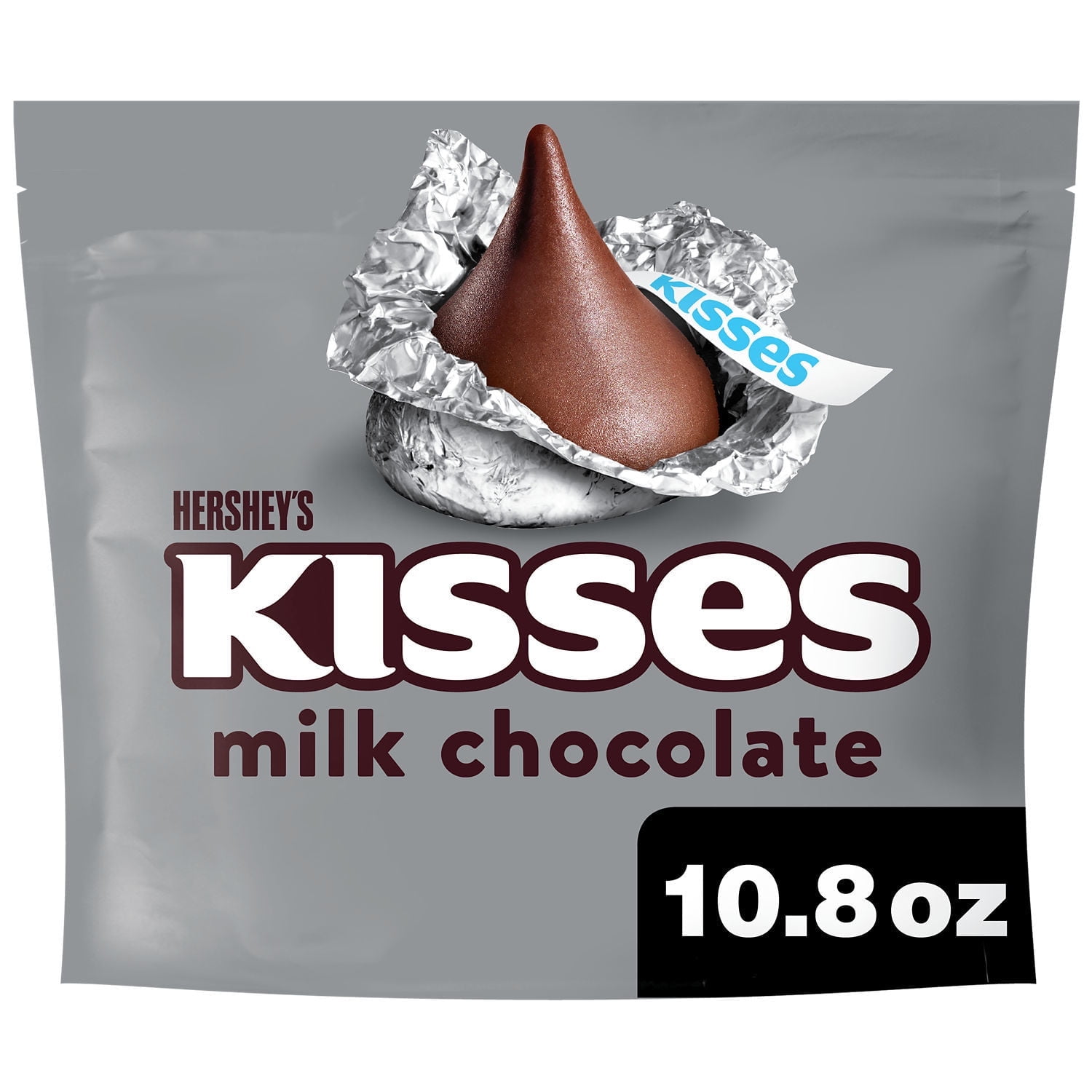Hershey's Kisses Milk Chocolate Candy, Share 10.8 oz (Pack of 6 ...