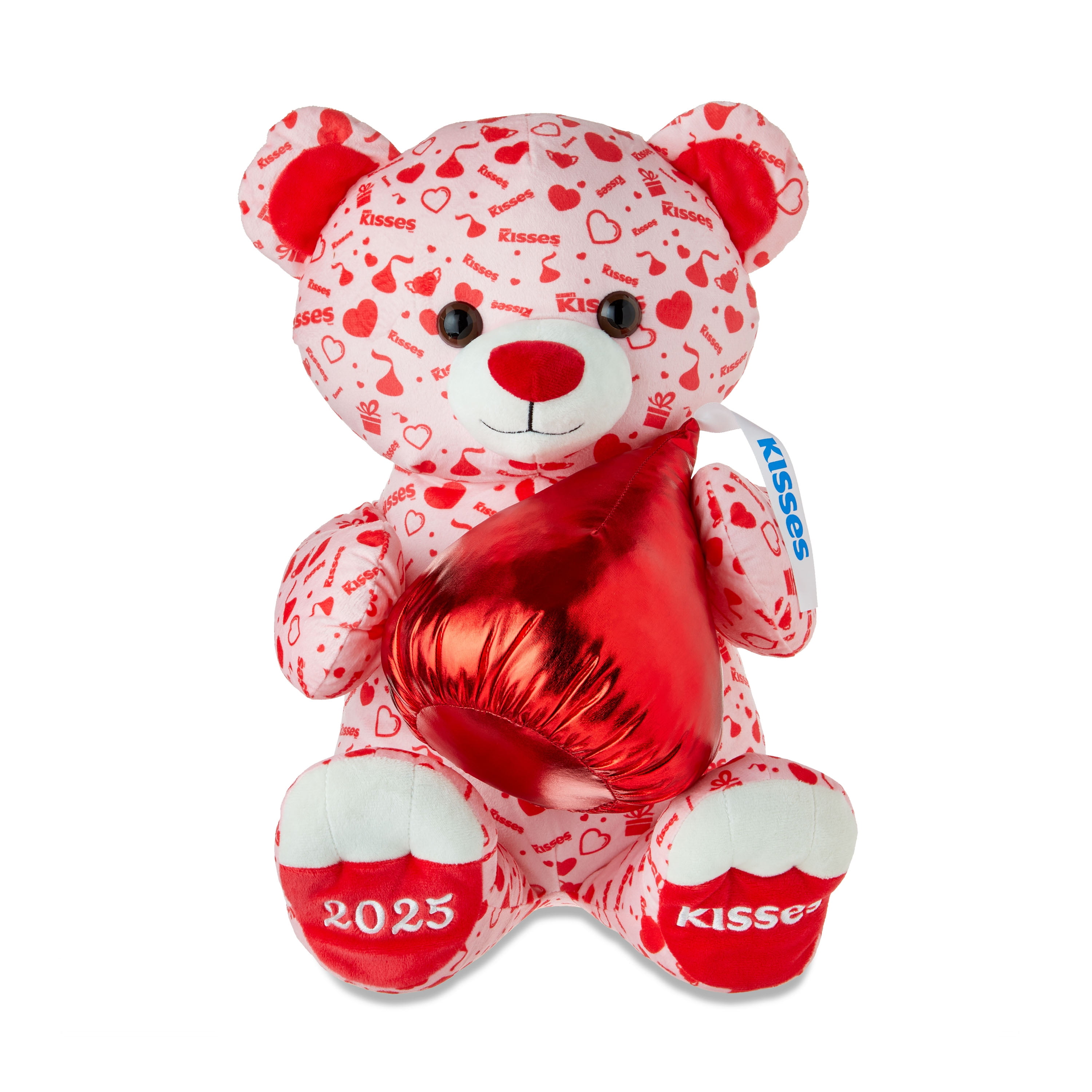 Hershey's Kisses Sweetheart Teddy Plush Red - Walmart.com