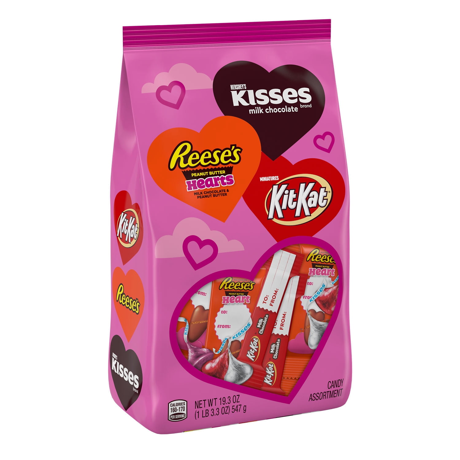 Hershey's, Kit Kat®, Reese's, Peanut Butter Kisses - Miniature Assorted ...