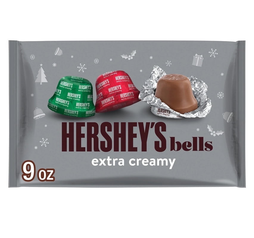 Hershey's Milk Chocolate Bells Christmas Candy,(1PACK), - Walmart.com