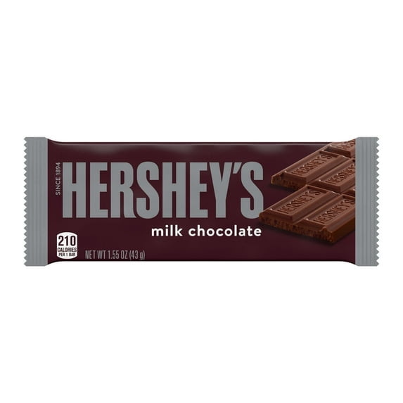 Hershey's Milk Chocolate Candy, Bar 1.55 oz(2 Packs) - Walmart Business ...