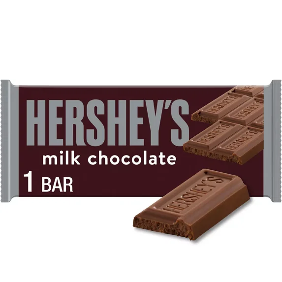 Hershey's Milk Chocolate Candy Bar - 1.55o(Packaging May Vary) - Walmart.com