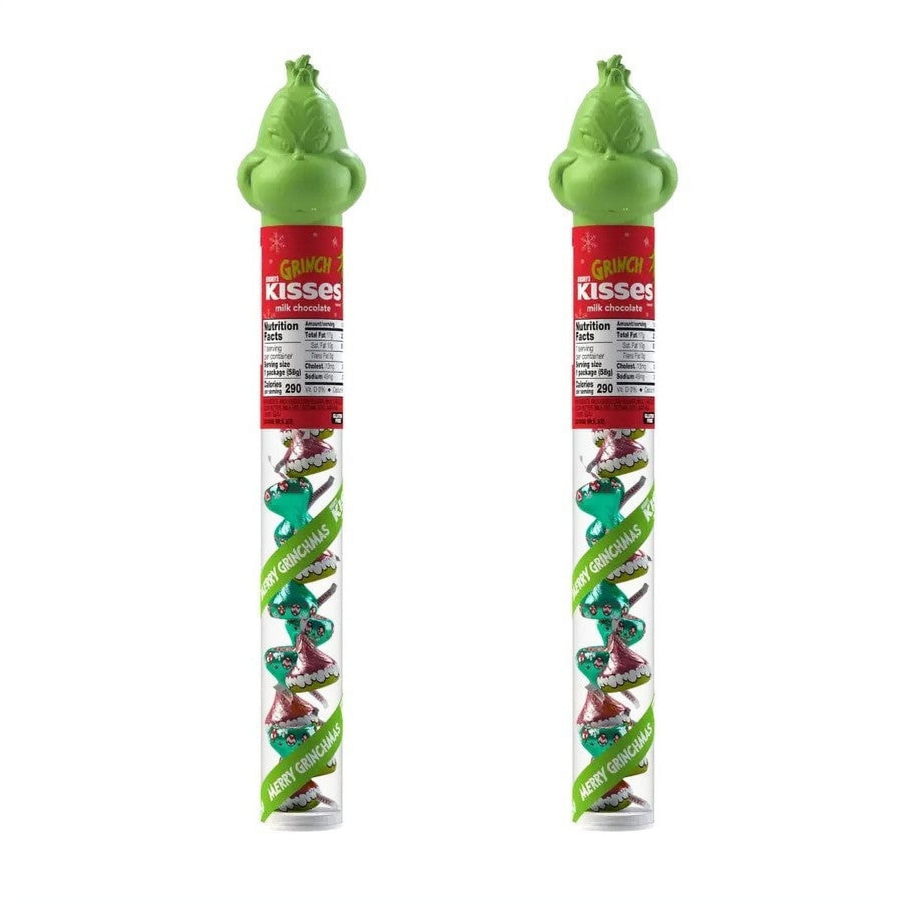 Hershey's Milk Chocolate Grinch Kisses 2.08 oz. Stocking Stuffer ...