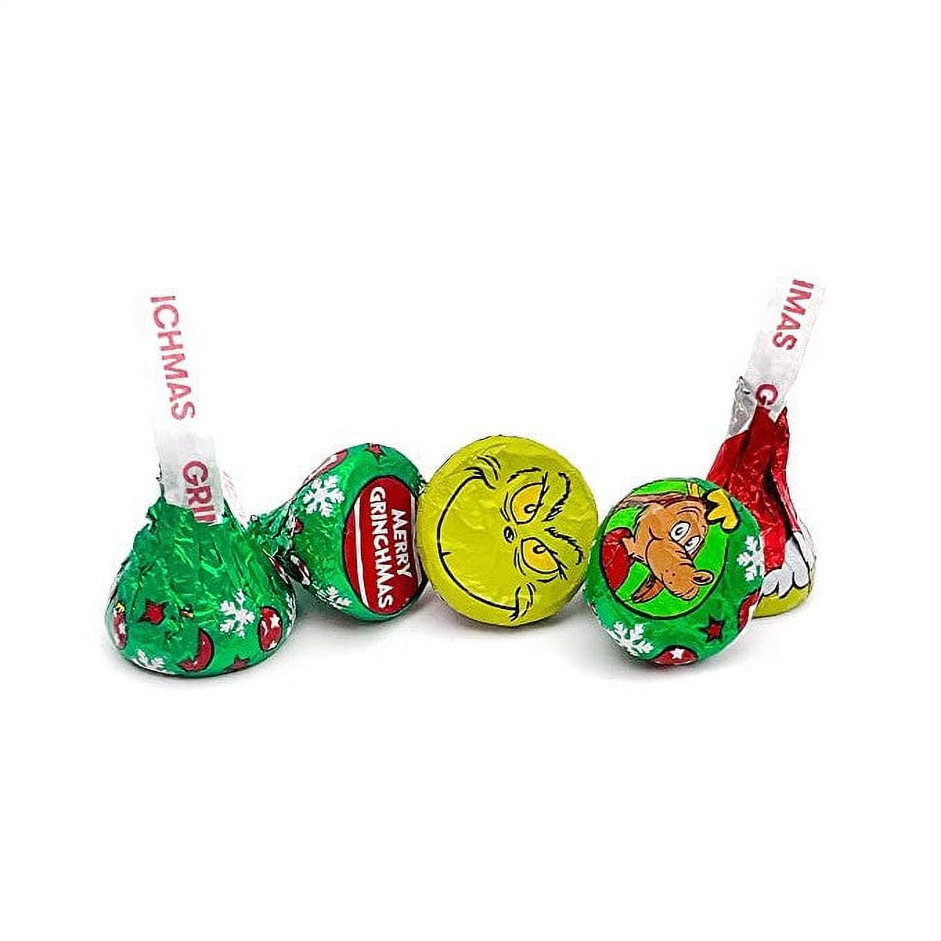 Hershey's Milk Chocolate Grinch Kisses 3LB Bulk Bag - Walmart.com
