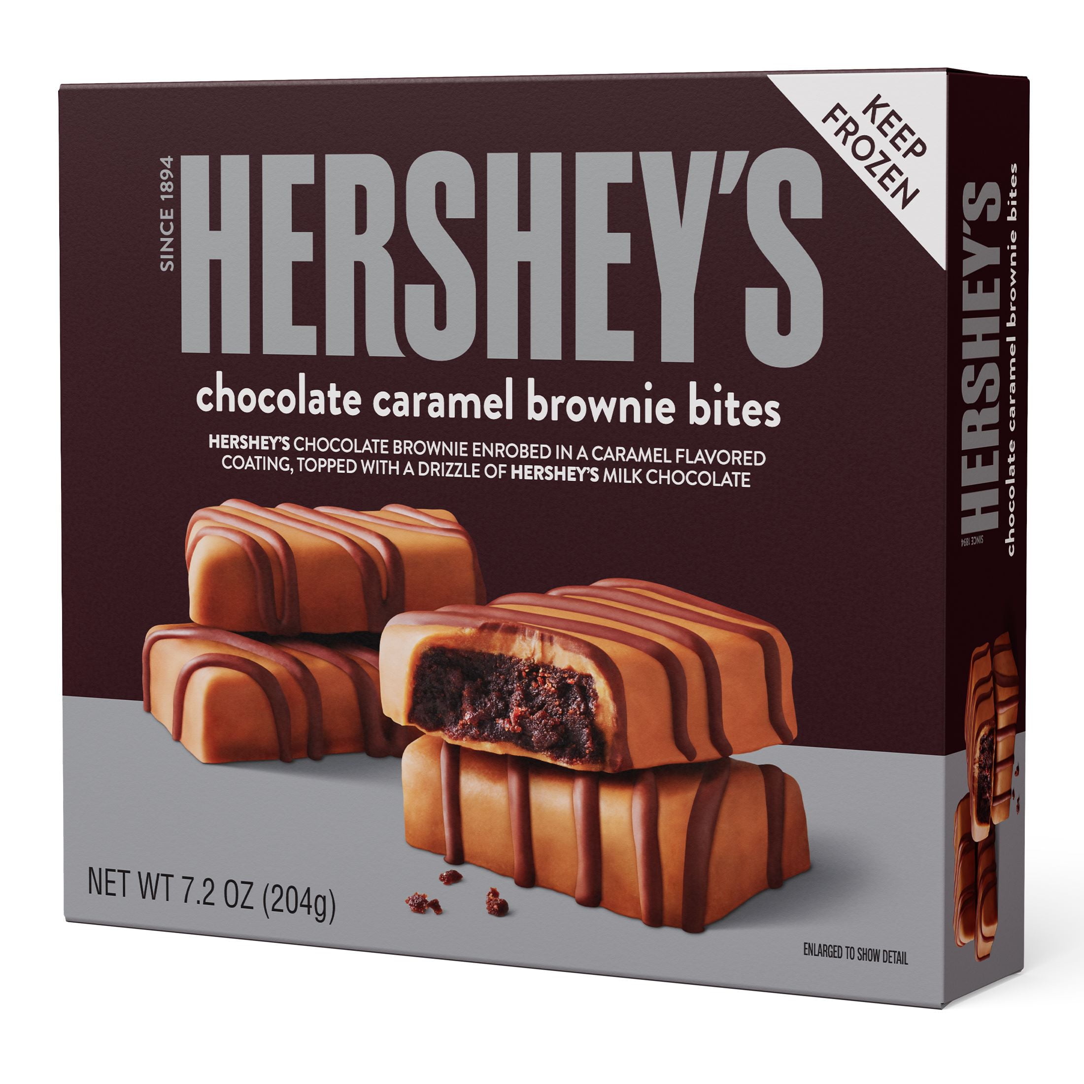 Brandclub - HERSHEY’S Chocolate Caramel Brownie Bite, 7.2 oz. (Frozen)