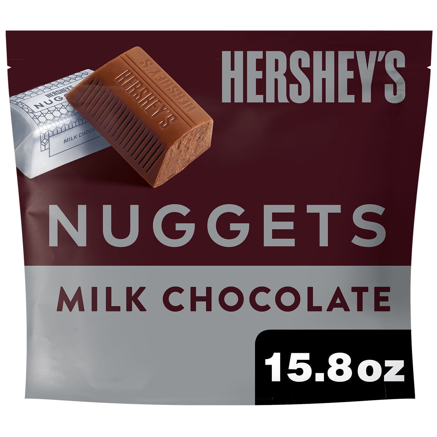 Hershey's Nuggets Milk Chocolate Candy, Family Pack 15.8 oz - Walmart.com