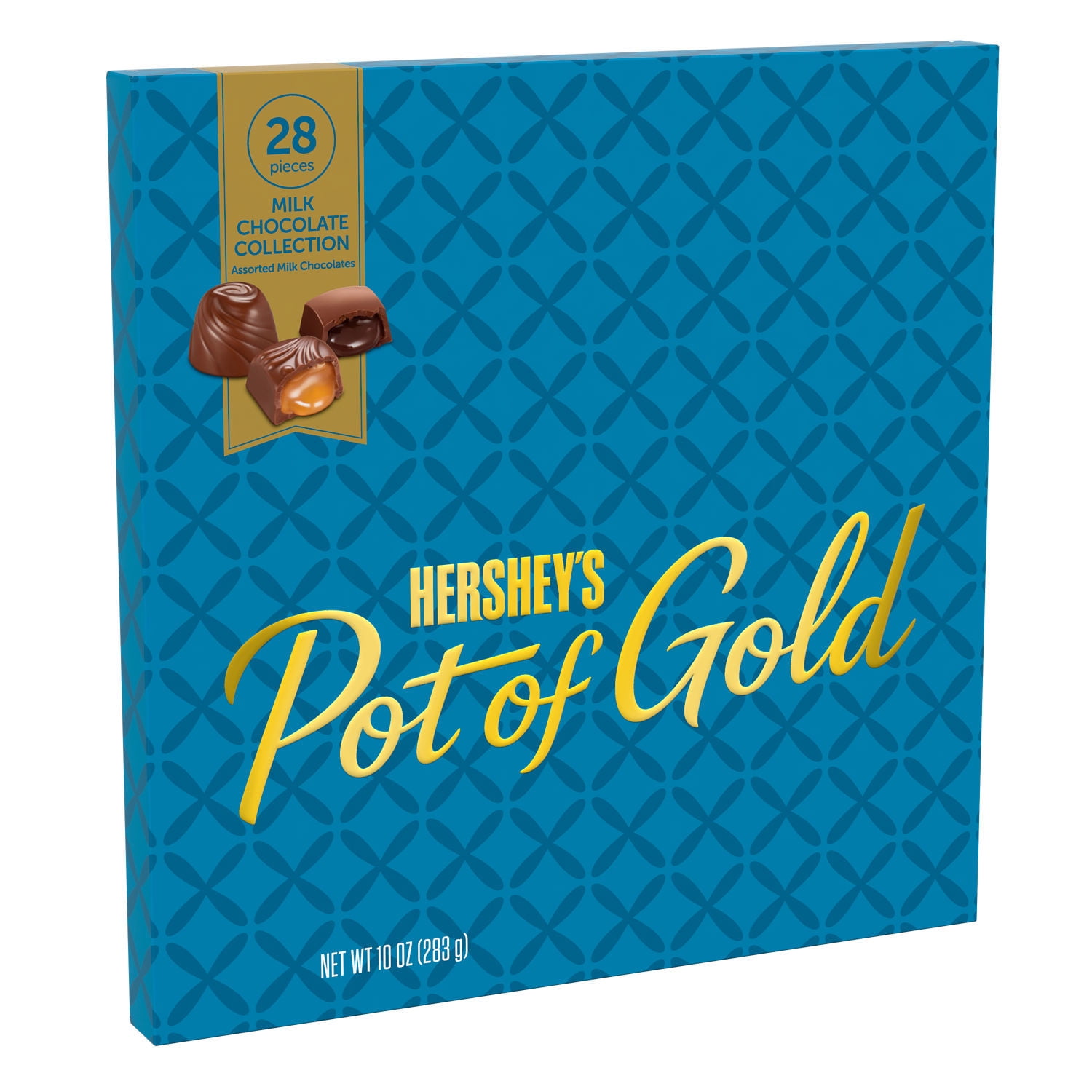 Hershey's Pot of Gold Assorted Milk Chocolate Christmas Candy, Gift Box ...