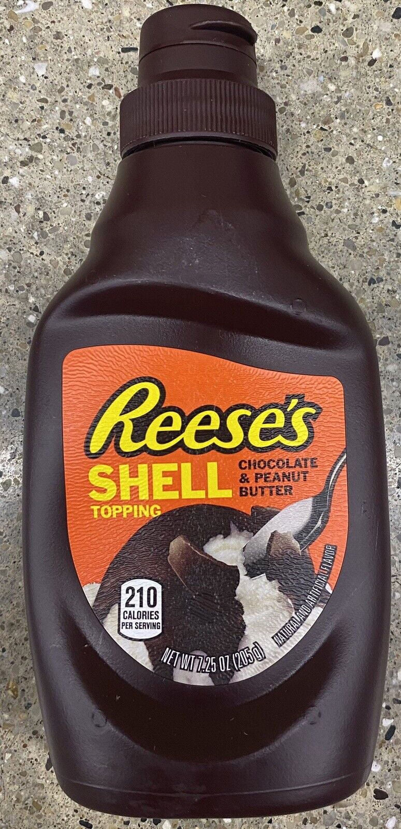 Hershey's Reese's Chocolate & Peanut Butter Shell Topping Syrup 7.25 Oz ...