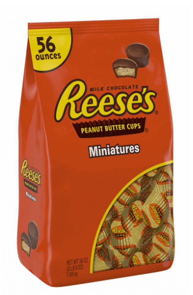 Hershey's Reese's Miniature Peanut Butter Cups, 56 oz. - Walmart.com
