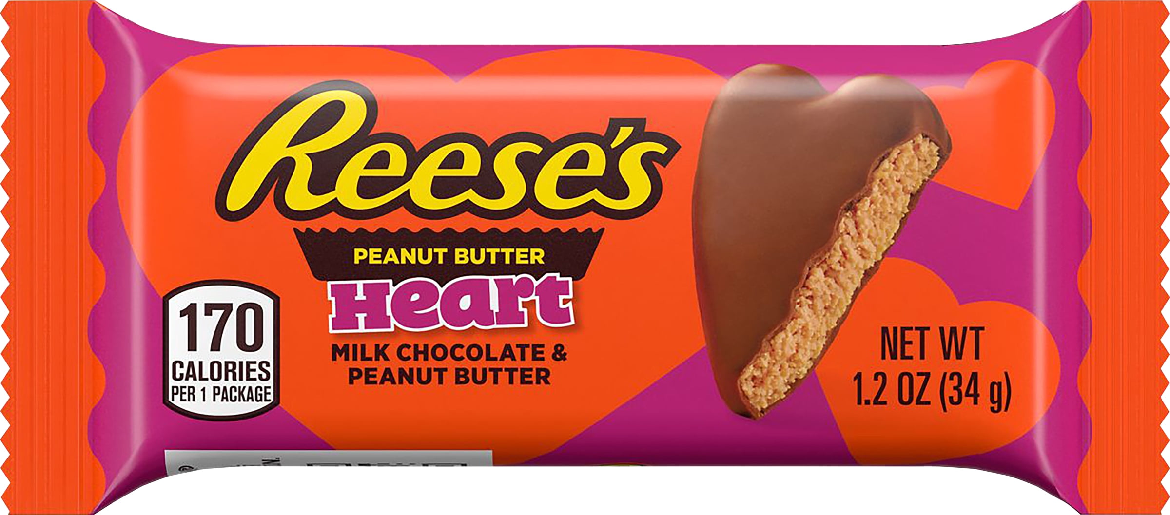 Brandclub - Hershey's Reese's Valentine Heart Peanut Butter Cup, 1.2 Oz.