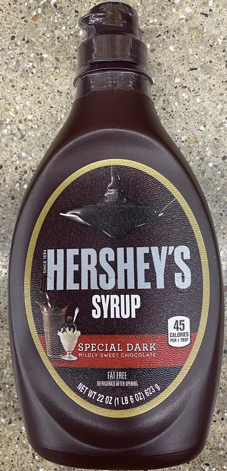 Hershey's SPECIAL DARK Mildly Sweet CHOCOLATE Syrup 22 Oz Bottle FREE ...