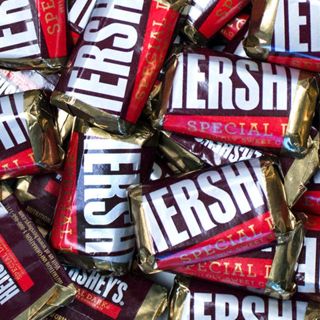 Hershey's Special Dark Chocolate Miniatures 3lb (Approx 160 pieces ...
