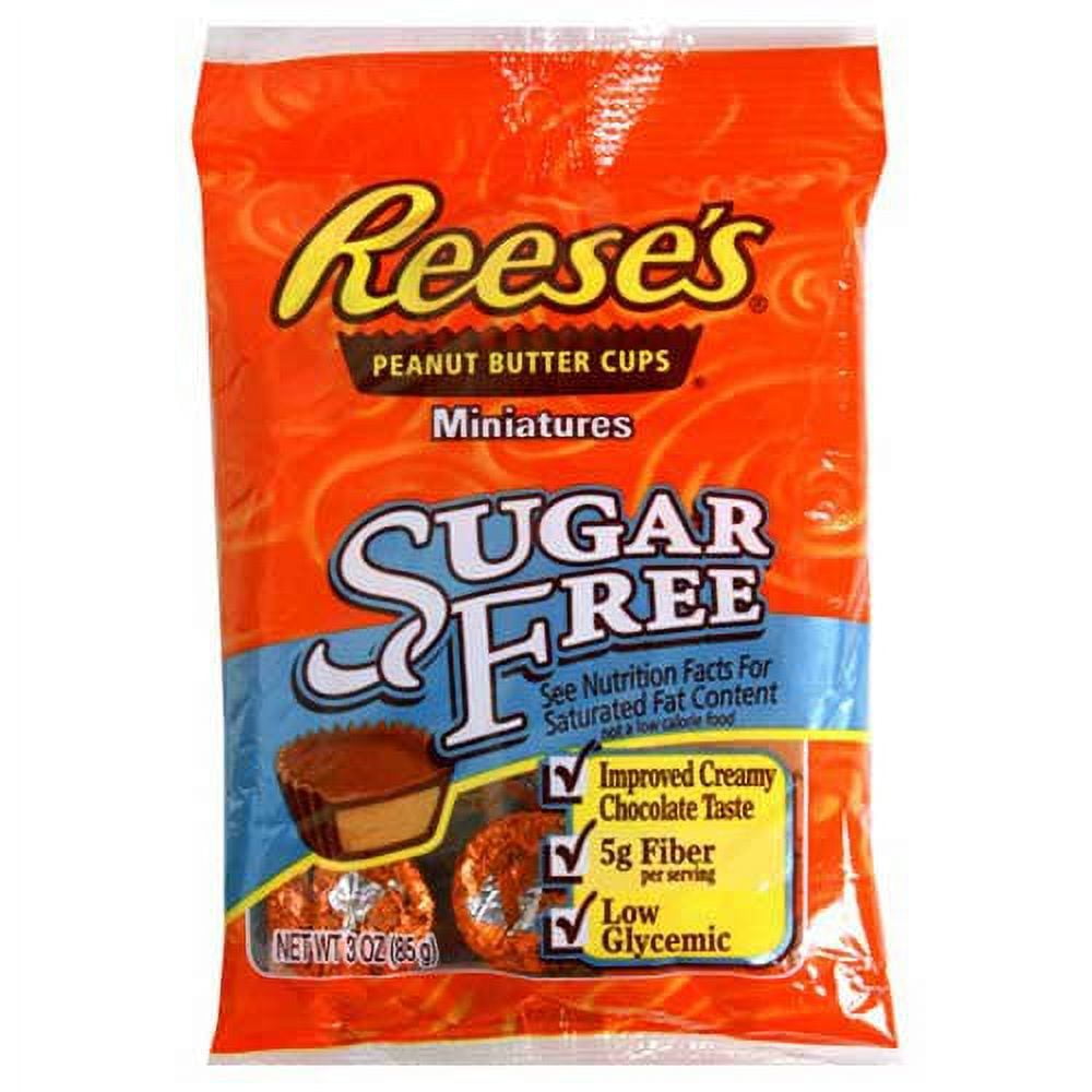 Hershey's Sugar Free Reese's Peanut Butter Cups Miniatures Original ...