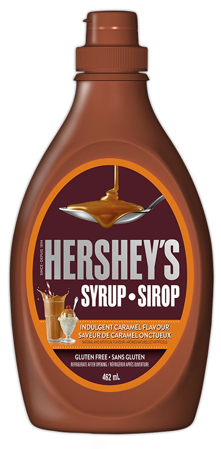 Hershey's Syrup Indulgent Caramel Flavor, 462mL/16 fl. oz. Bottle ...