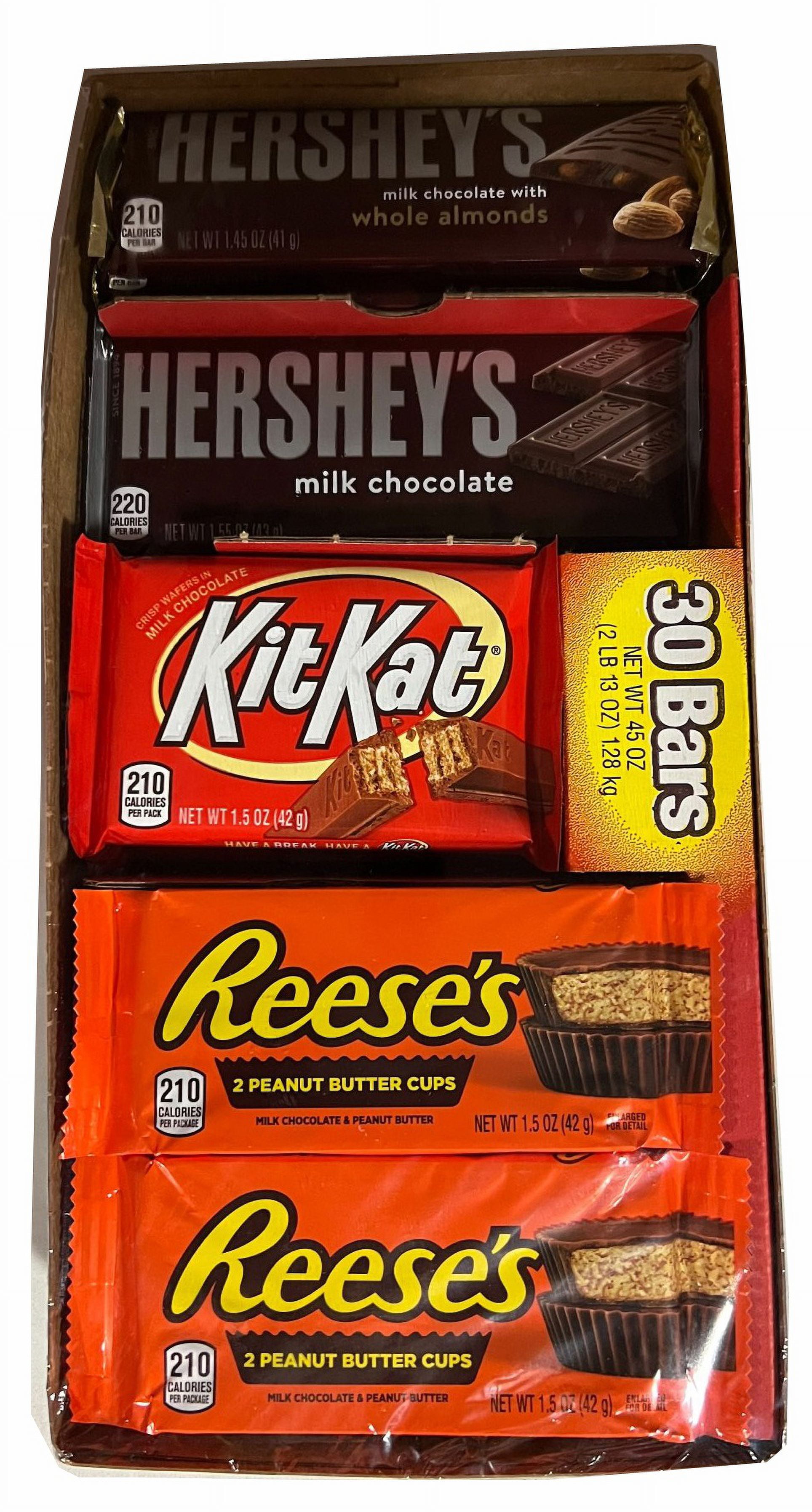 Hersheys Assorted Standard Bar Variety Pack, 45 Ounce -- 30 per case ...