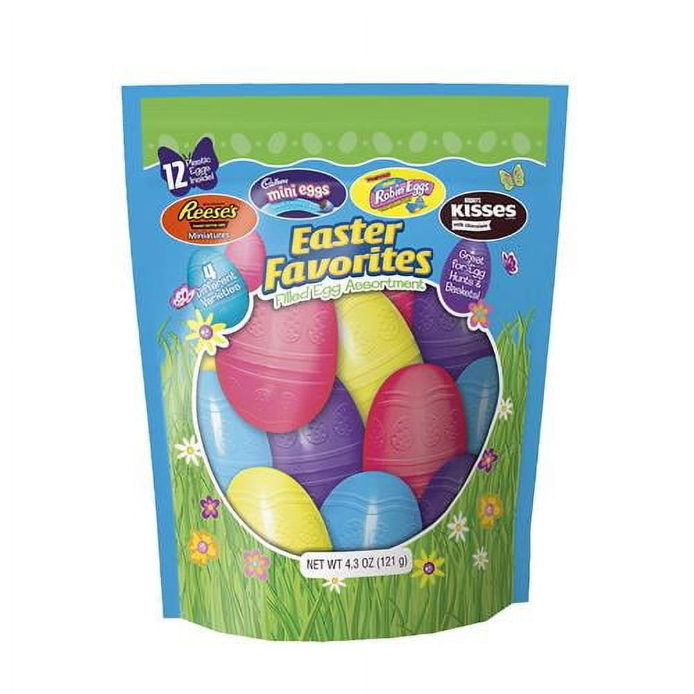 Hersheys Chocolate Filled Plastic Easter Egg Assortment, 4.3-Ounce Bags (Pack Of 3) Packaging ...
