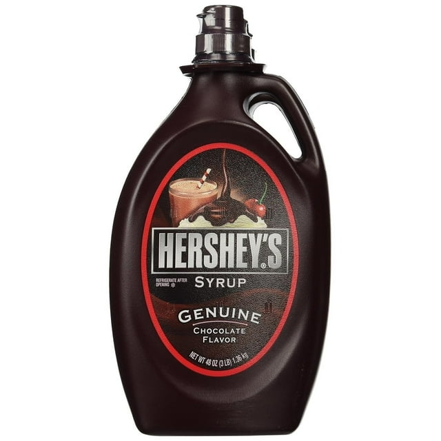 Hersheys Original Genuine Chocolate Syrup, Perfect Topping for Sundae ...