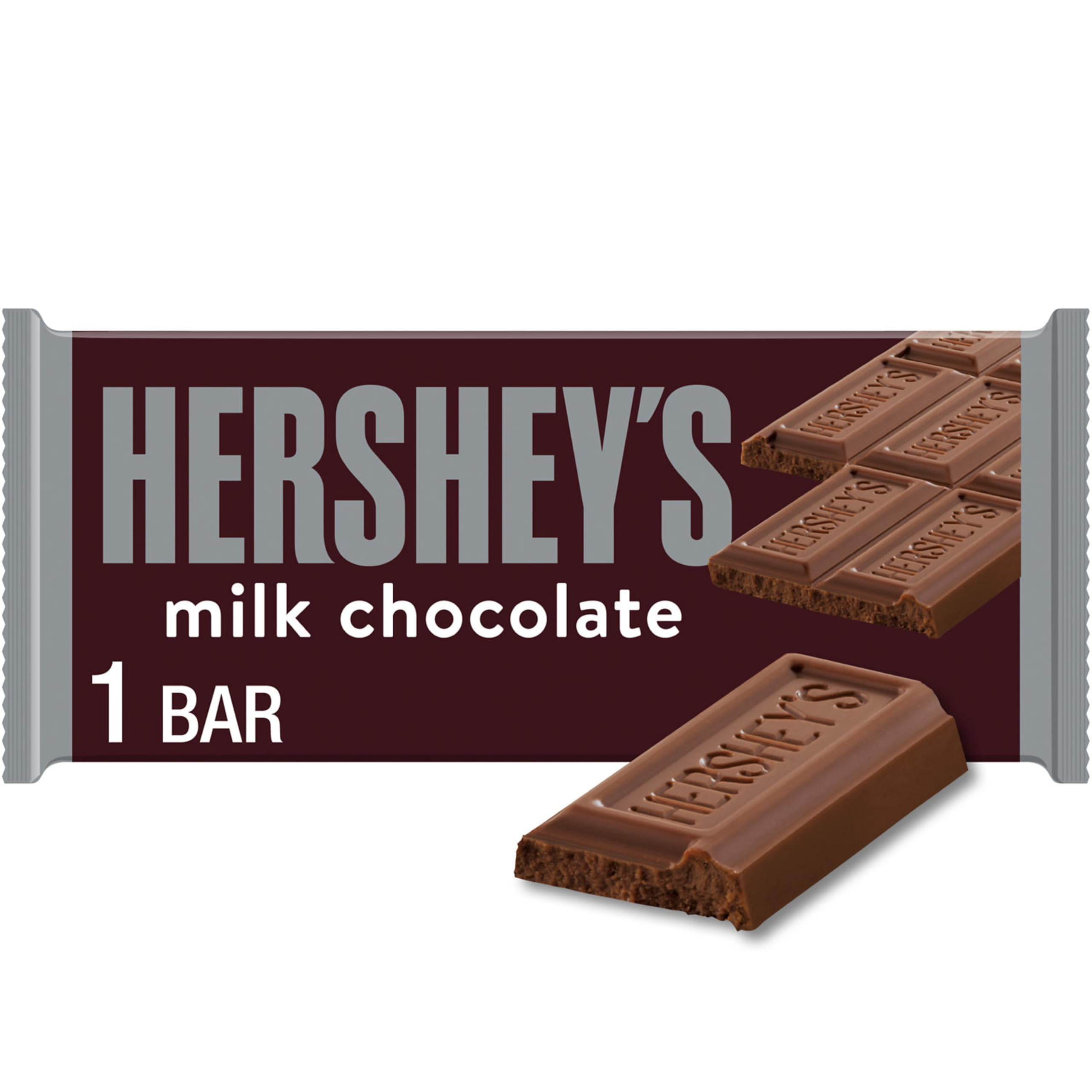 Hersheys Milk Chocolate Candy Bar, 1.55 Oz - Walmart.com