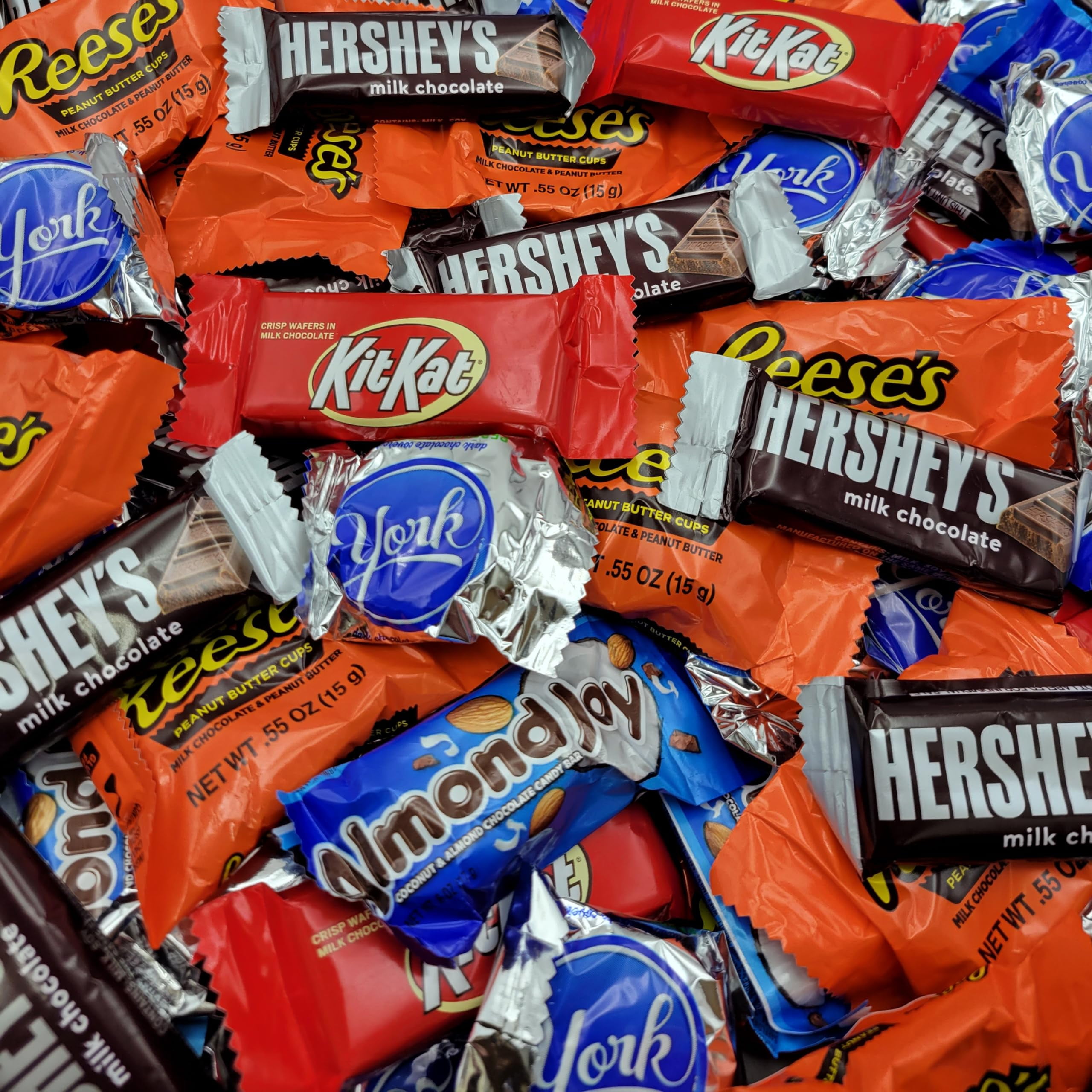 Hersheys, Milk And Dark Chocolate Assortment Mix - Includes York ...