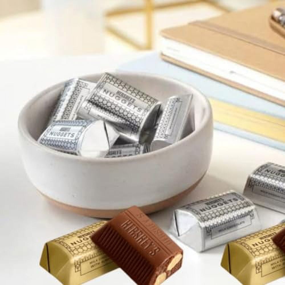 Hersheys Nuggets - Milk Chocolate & Milk Chocolate with Almonds - Gold ...