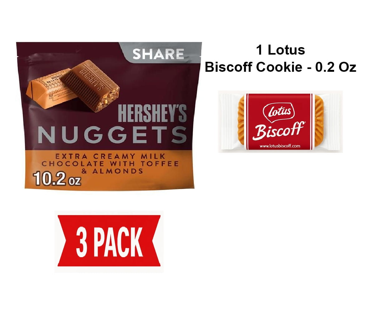 Hersheys Nuggets Milk Chocolate, Toffee And Almonds Candy Share Pack ...