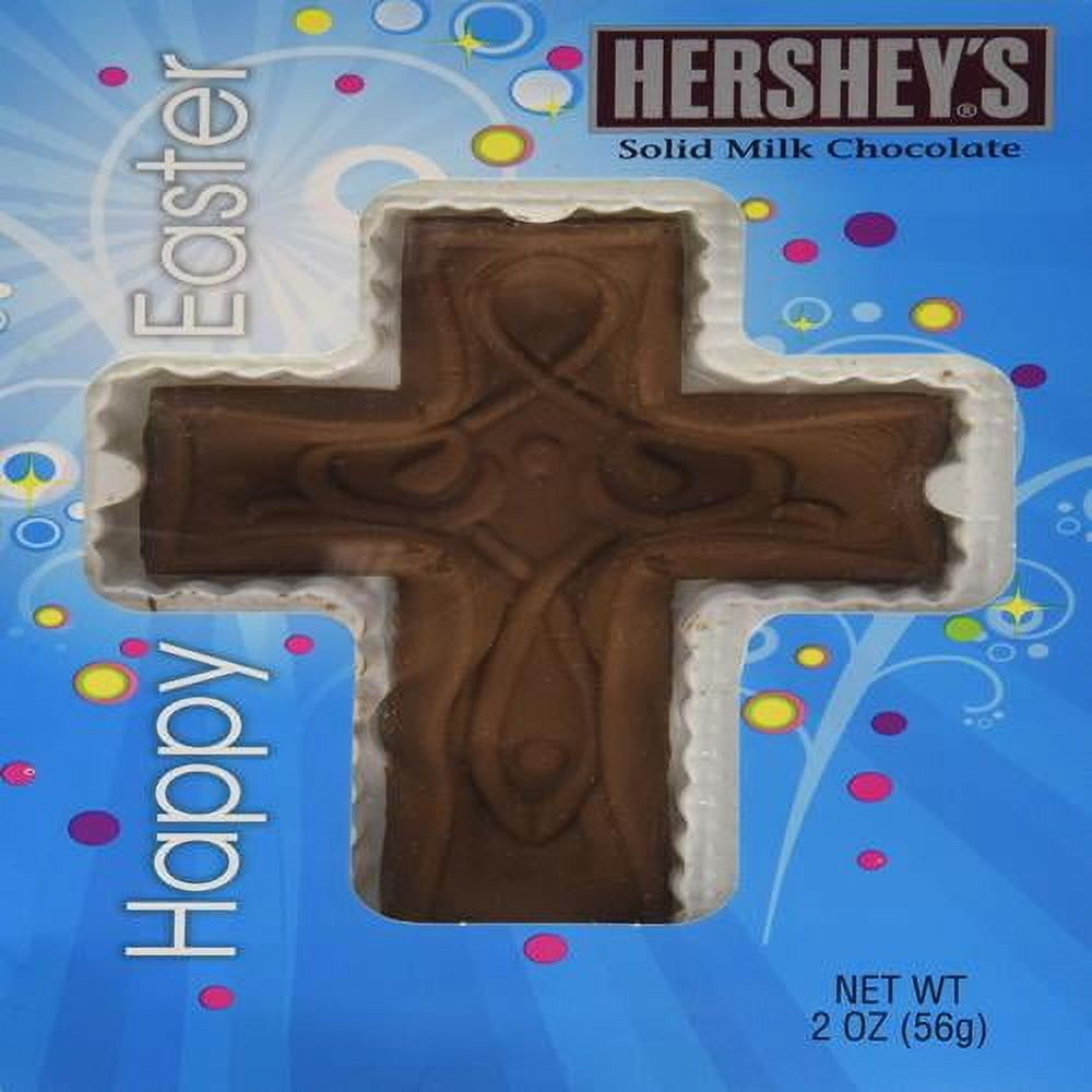 Hersheys Solid Milk Chocolate Easter Cross 2-Ounce Package Packaging May Vary - Walmart.com