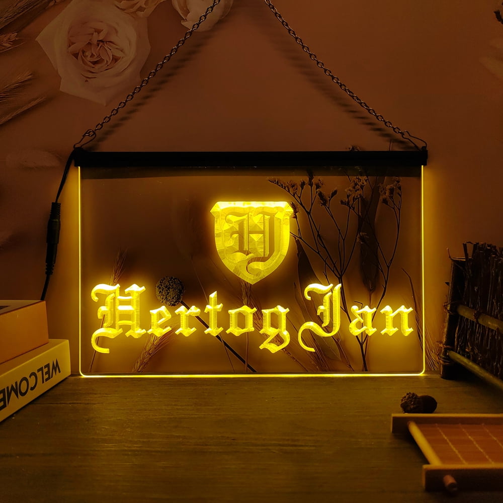 Hertog Jan Bar Holland Beer Plastic Crafts LED Neon Sign-3D Carving ...