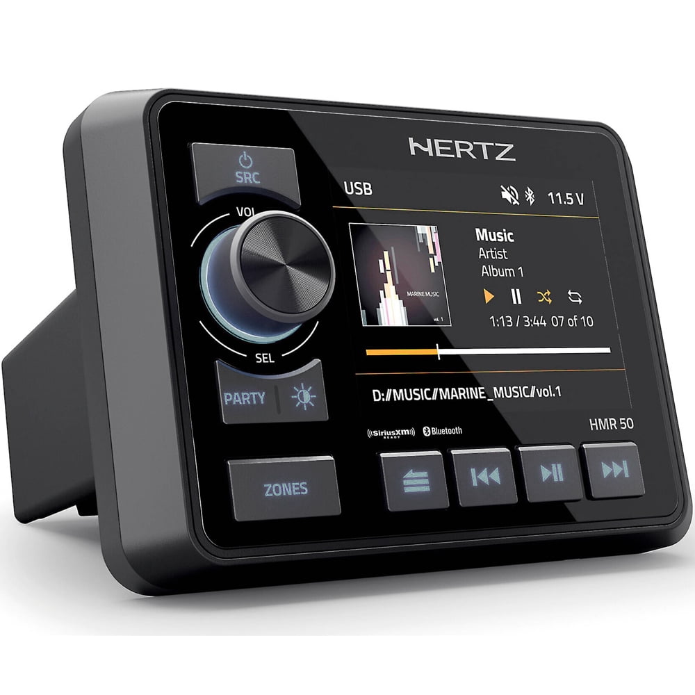 Hertz HMR 50 3.5" Color Display 3-zone USB Bluetooth Ready Digital ...