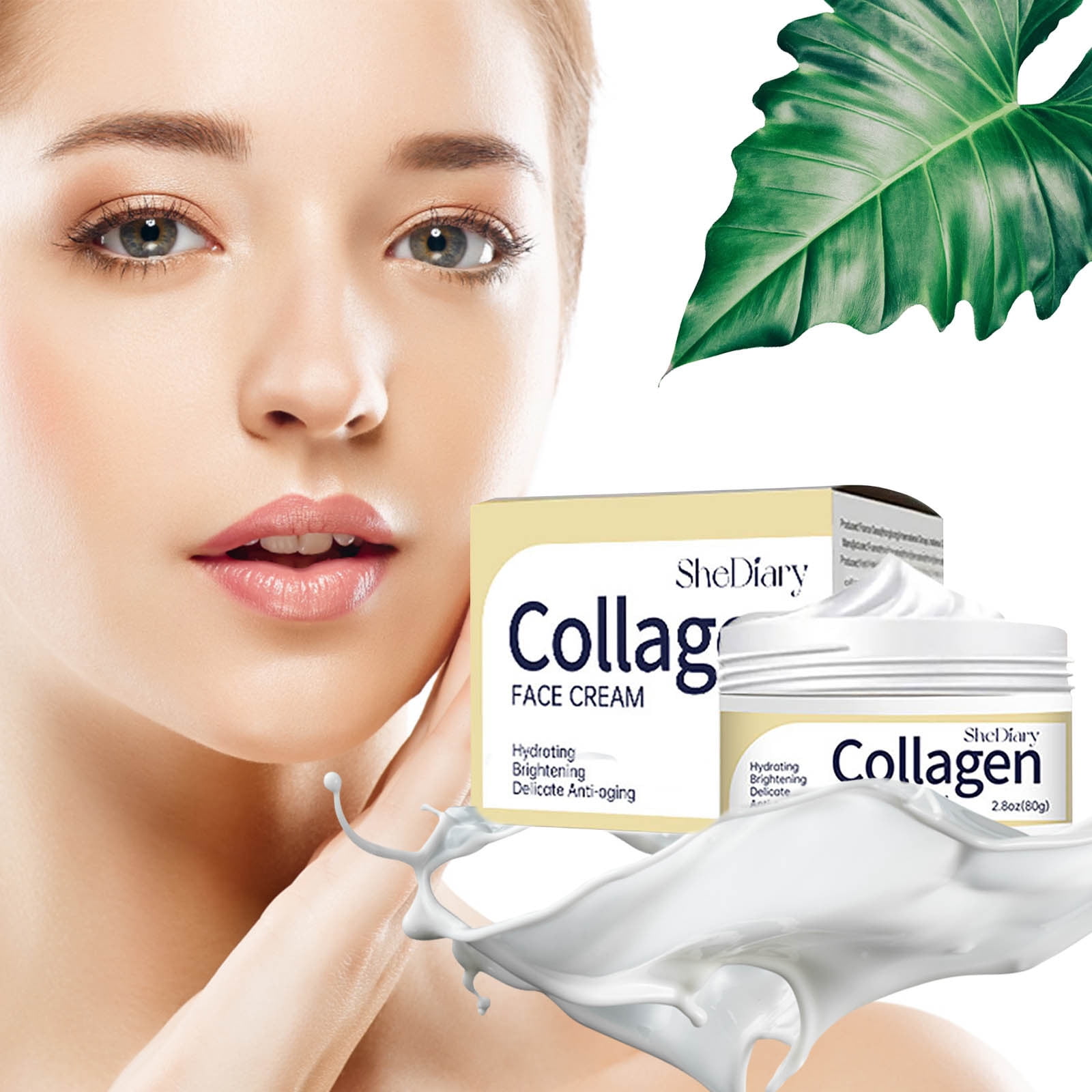 Herunwer Collagen Face Moisturizer - Collagen Botanical Stem Cells ...