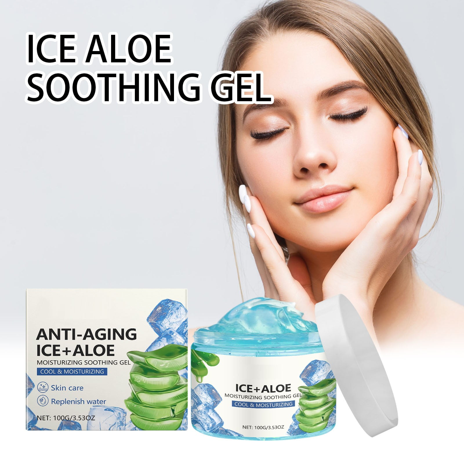 Herunwer Face Scrub Facial Scrub Exfoliator Aloe Vera Facial Scrub Face ...