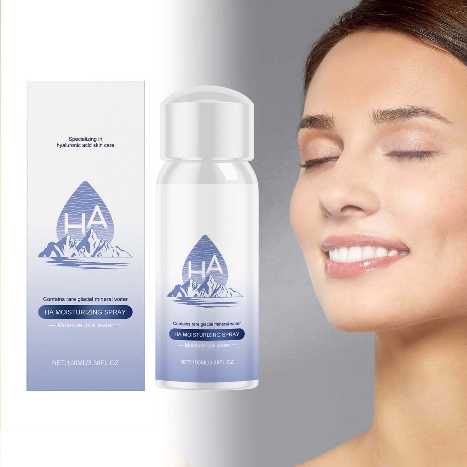 Herunwer Facial Toner & Skin Toner Mist, Moisture Face Spray, Hyaluronic Acid Facial, Hydrating ...