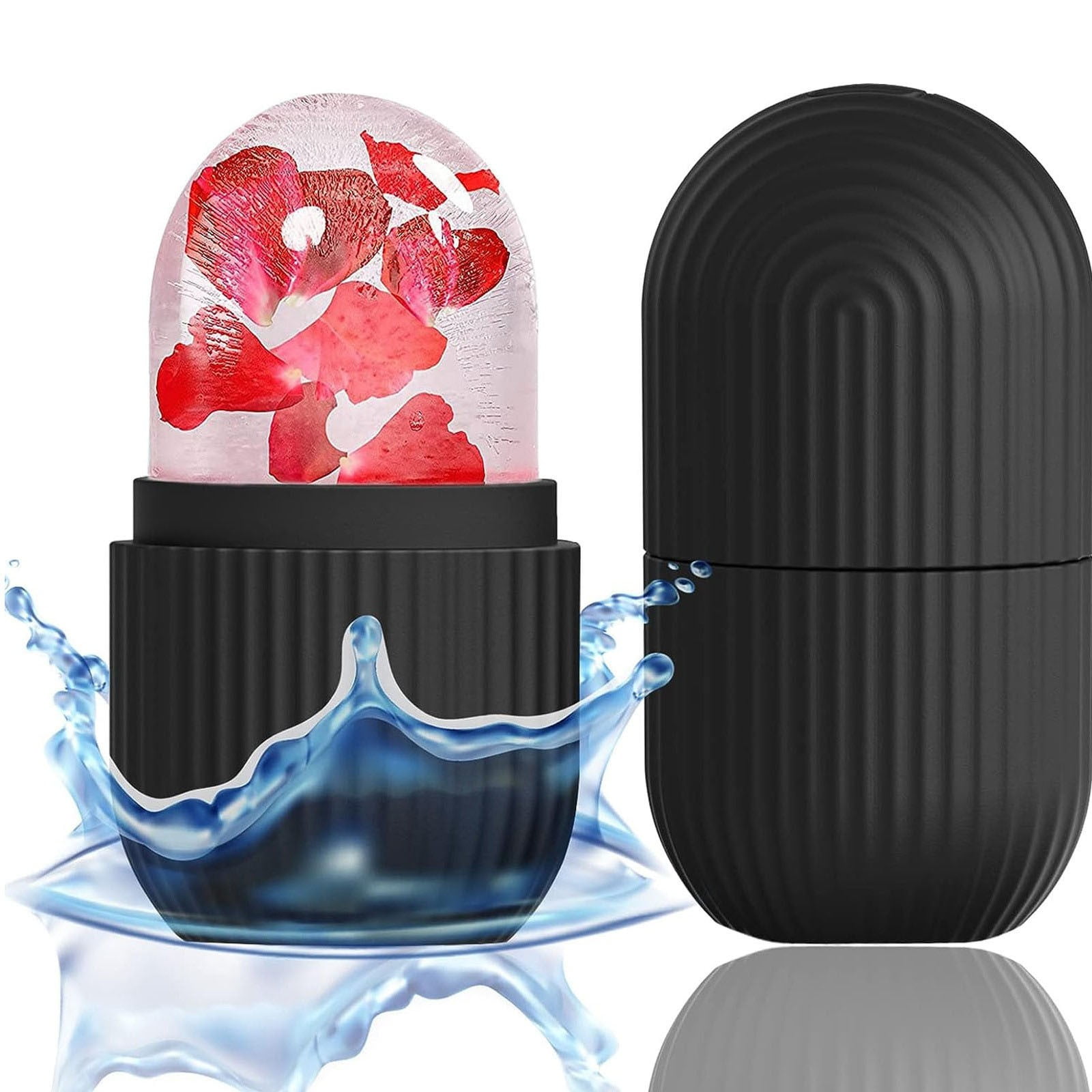 Herunwer Ice Face Roller Massager,Ice Cube Roller for Face, Eyes and ...