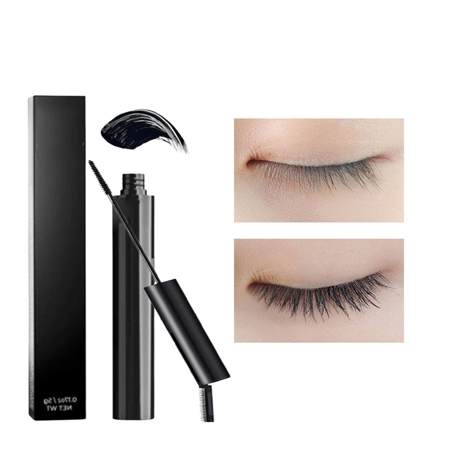 Herunwer Mascara,3D Curling Eyelash Iron Mascara, Curling Long Lasting ...