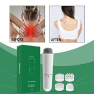 Portable Mini Electric Massager, Handheld Whole Body with 5 Free Gel ...