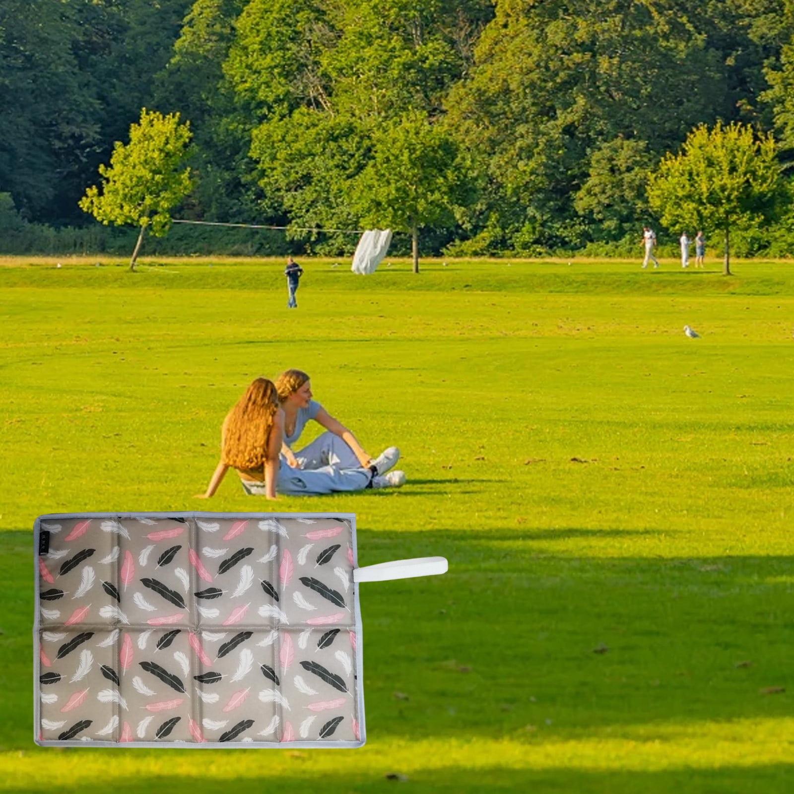 Herunwer Sitting Pad, Sit Pads for Backpacking Portable Camping Sit Pad ...