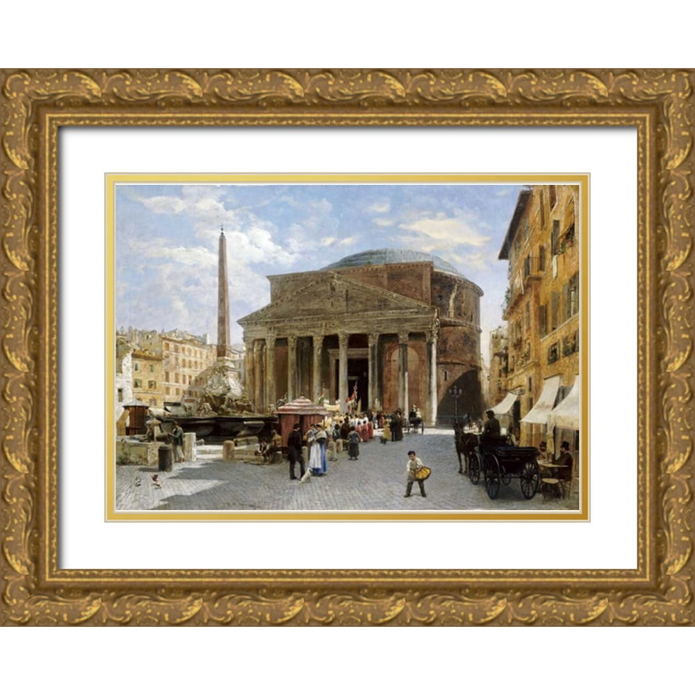 Herwegen-Manini, Veronika Mario 14x11 Gold Ornate Wood Framed with ...