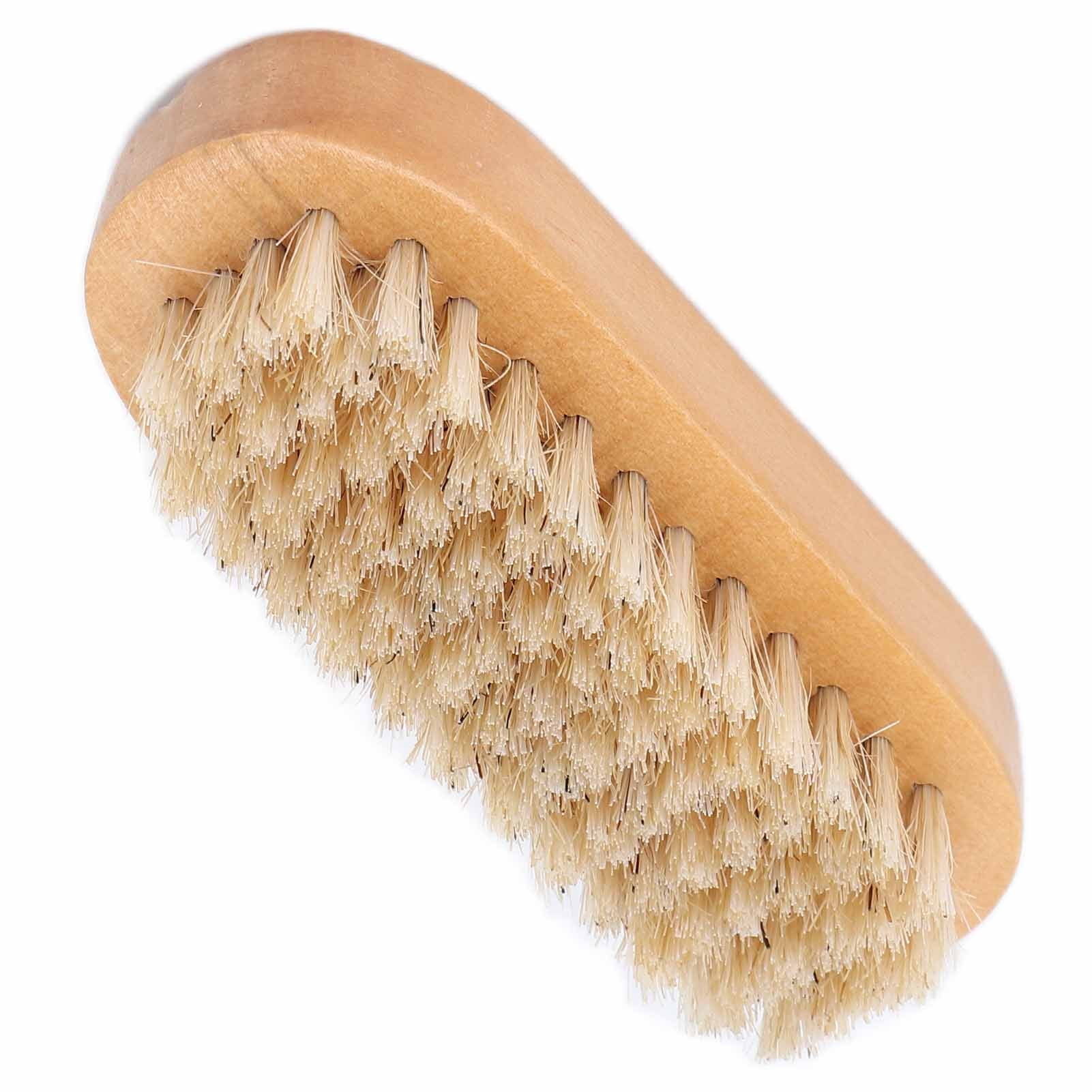 OTVIAP Double Sided Wooden Nail Scrub Brush, Dirt and Skin Removal, 9.5 ...