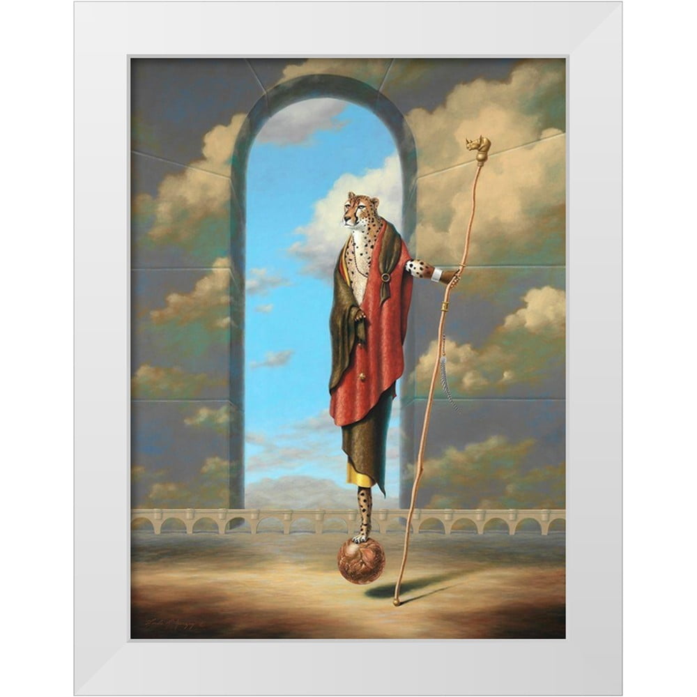 Herzog, Linda Ridd 12x14 White Modern Wood Framed Museum Art Print ...