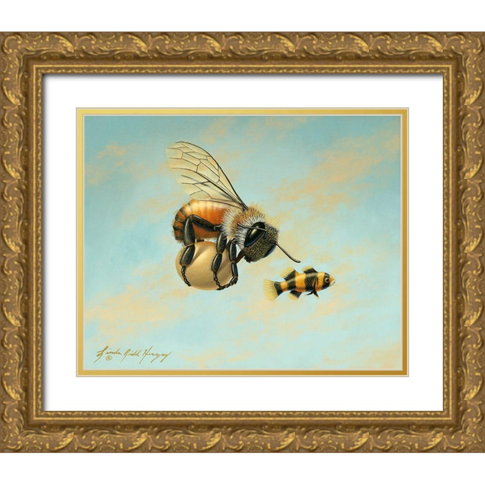 Herzog, Linda Ridd 14x12 Gold Ornate Wood Framed with Double Matting ...