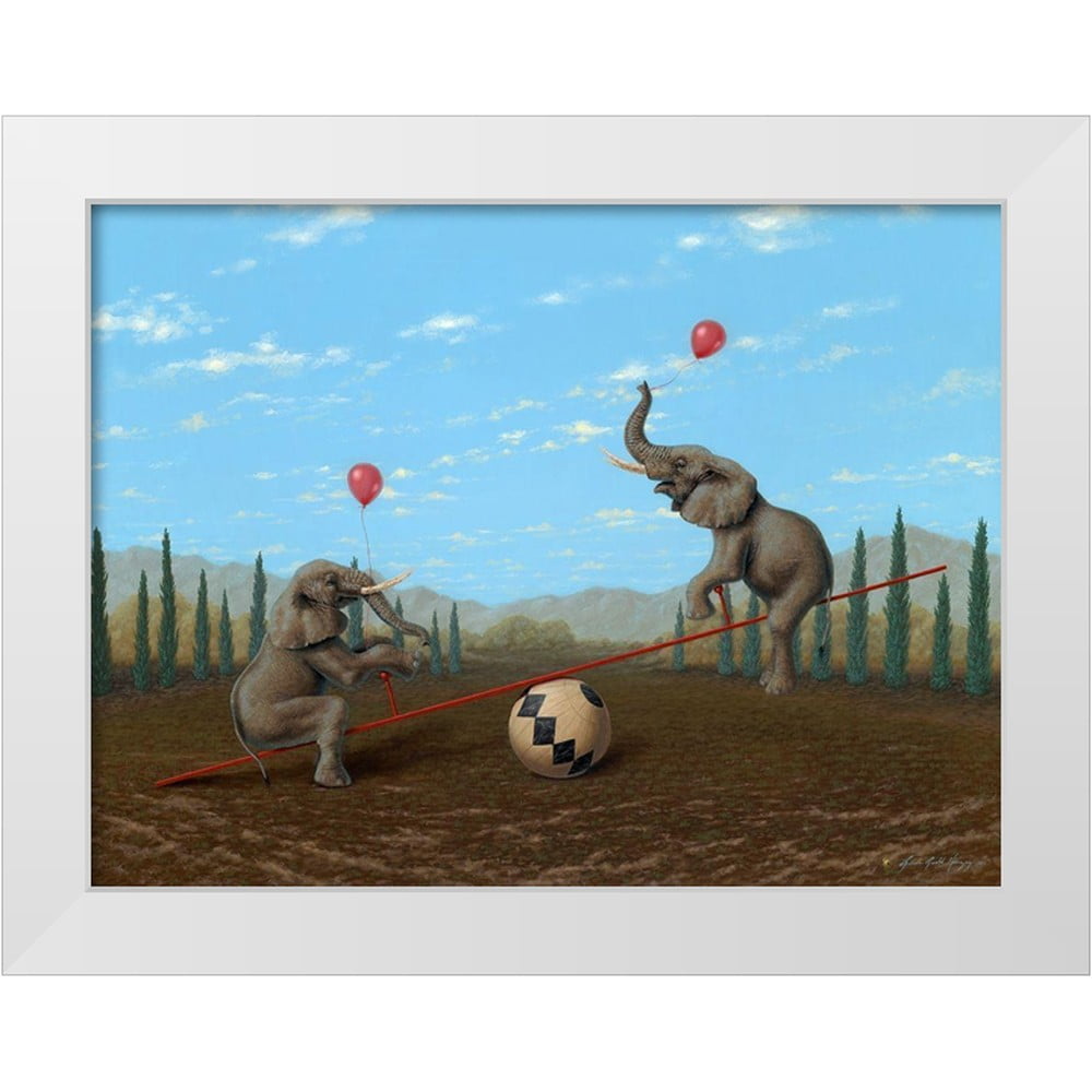 Herzog, Linda Ridd 14x12 White Modern Wood Framed Museum Art Print ...