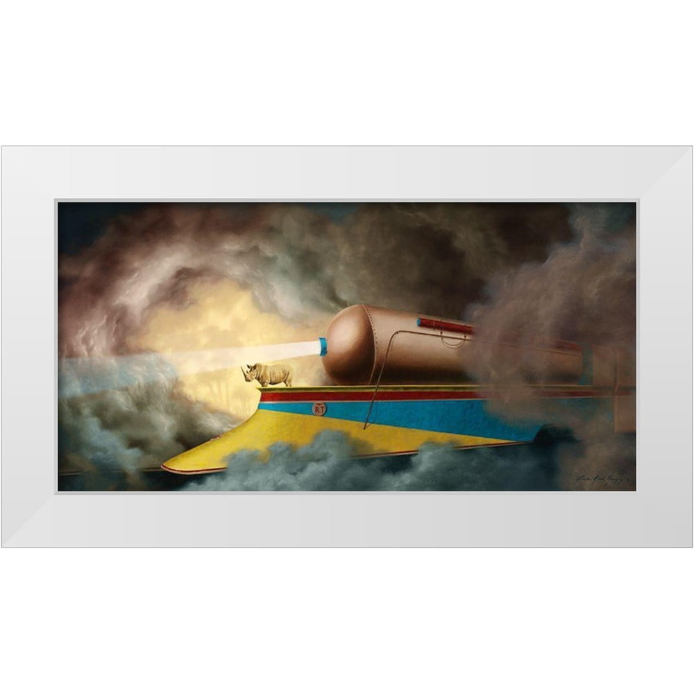 Herzog, Linda Ridd 14x9 White Modern Wood Framed Museum Art Print ...