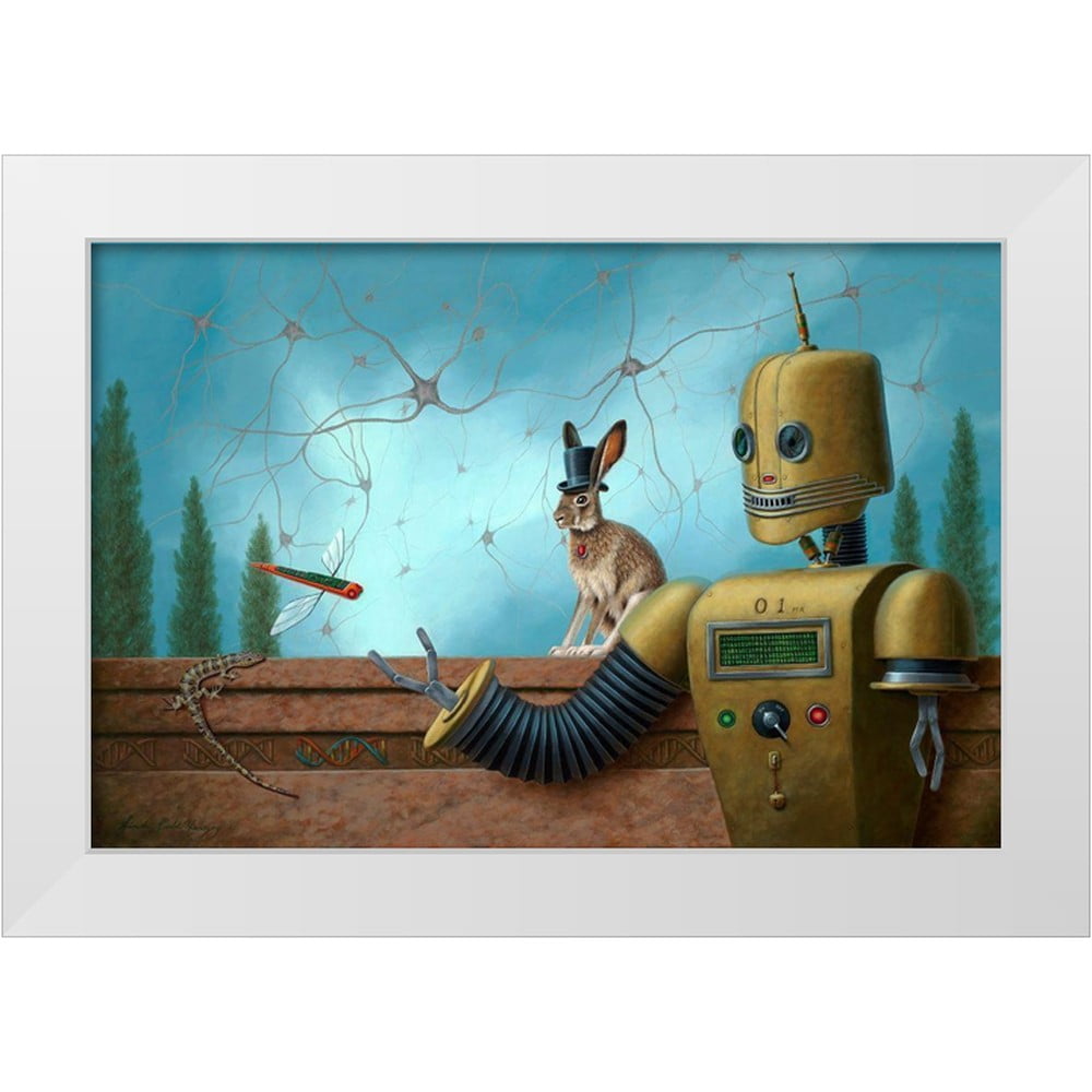 Herzog, Linda Ridd 18x13 White Modern Wood Framed Museum Art Print ...