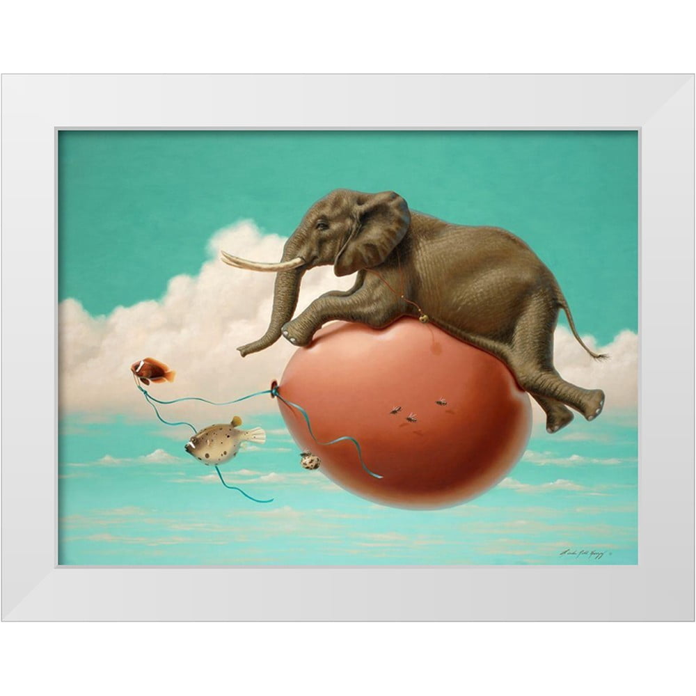 Herzog, Linda Ridd 18x15 White Modern Wood Framed Museum Art Print ...