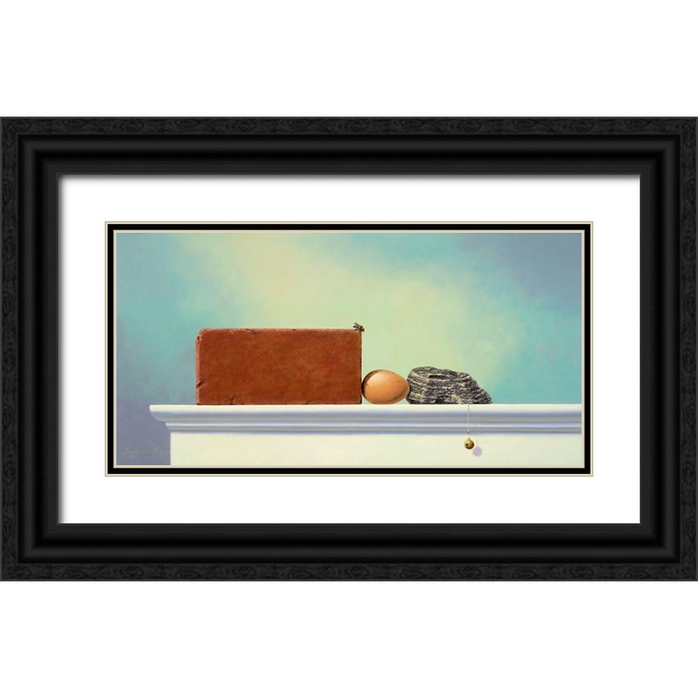 Herzog, Linda Ridd 24x14 Black Ornate Wood Framed with Double Matting ...