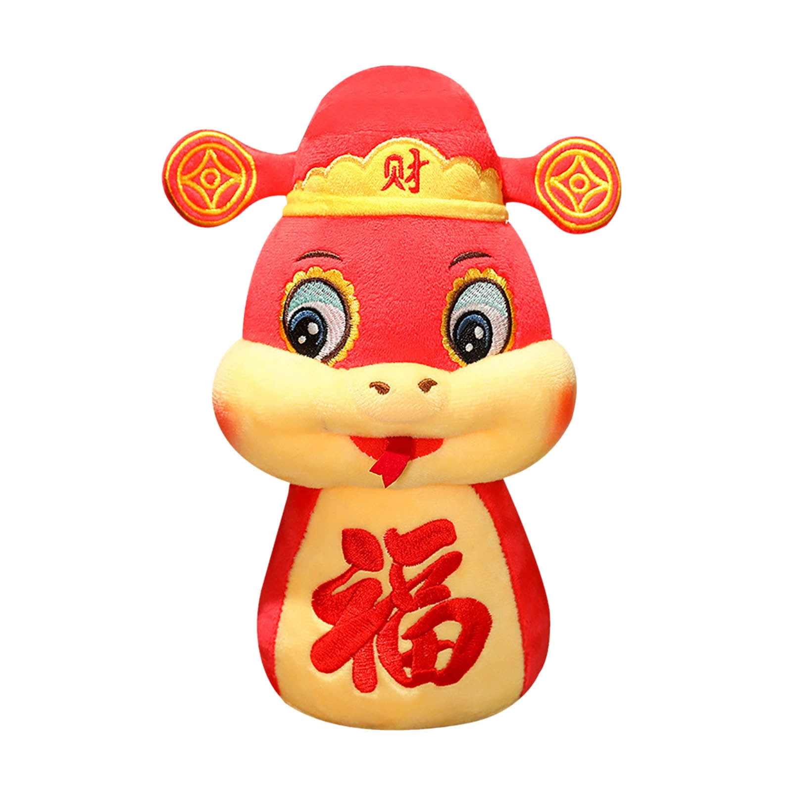Hesai Chinese Lunar New Year Snake Plush Animal Toys 2025 Lucky Snake ...