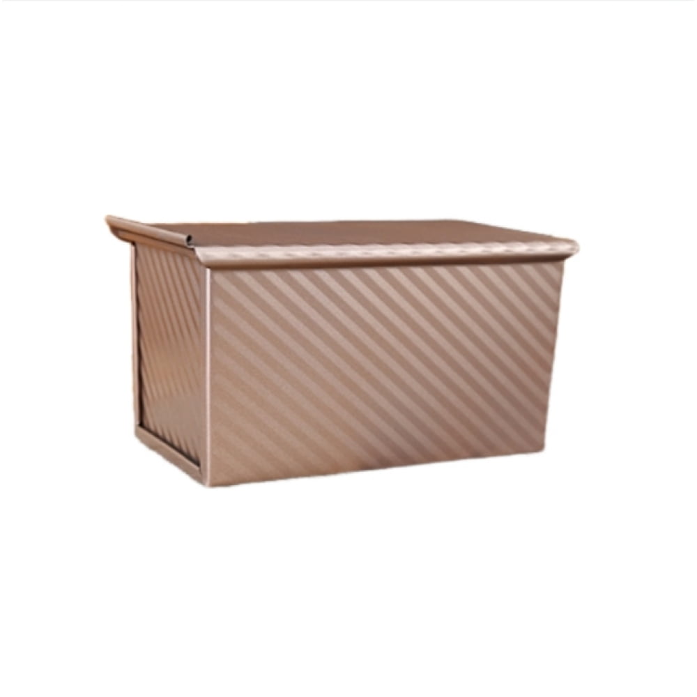 Hesignd Non-Stick Loaf Pan With Lid, 1 Lb Dough Capacity, Carbon Steel ...